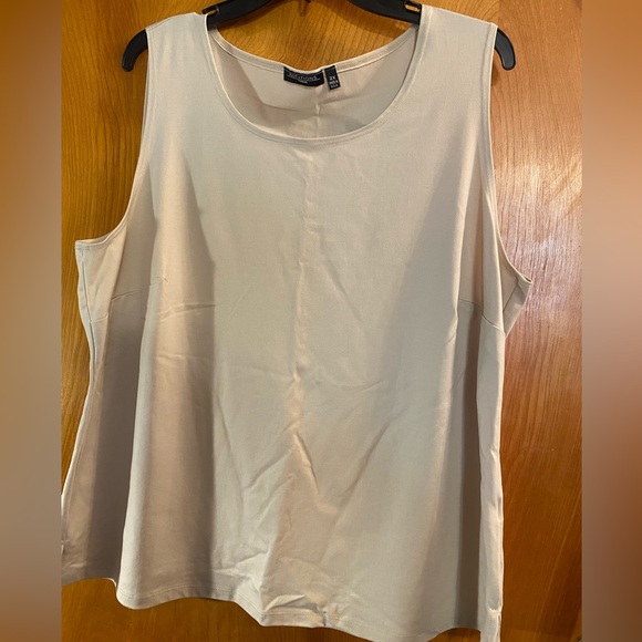Notations | Tops | Ladies Notations Beige Tank Top | Poshmark
